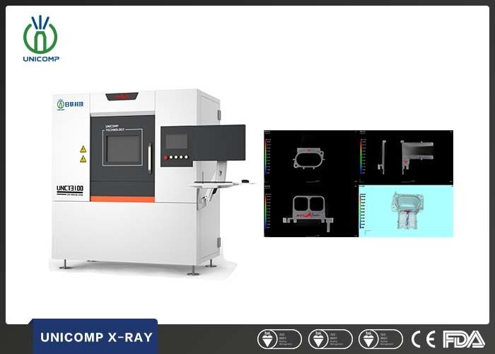 160KV 3D Computed Tomography X-Ray Machine Unicomp UNCT3100 For Automotive Casting Parts Non ...