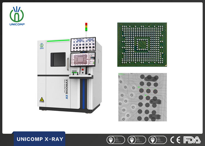 High Specifications Electronic Boards 2D & 2.5D X-Ray Machine Unicomp AX9100MAX With 360 Degrees ...