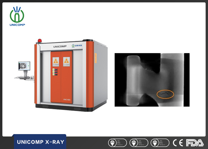 UNC160 X-Ray NDT Inspection Machine for Casting Parts 480w Light Tube ...
