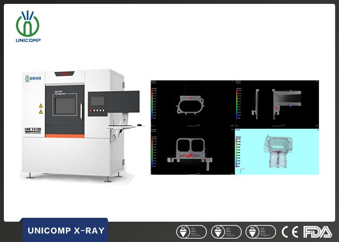 160KV CT Machine Unicomp UNCT3100 For Cylinder / Metal Castings / Aerospace Parts 3D Non ...